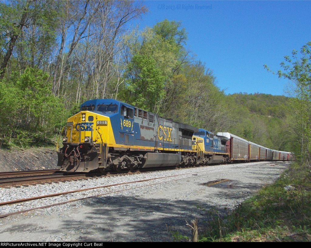 CSX 689 and 7687